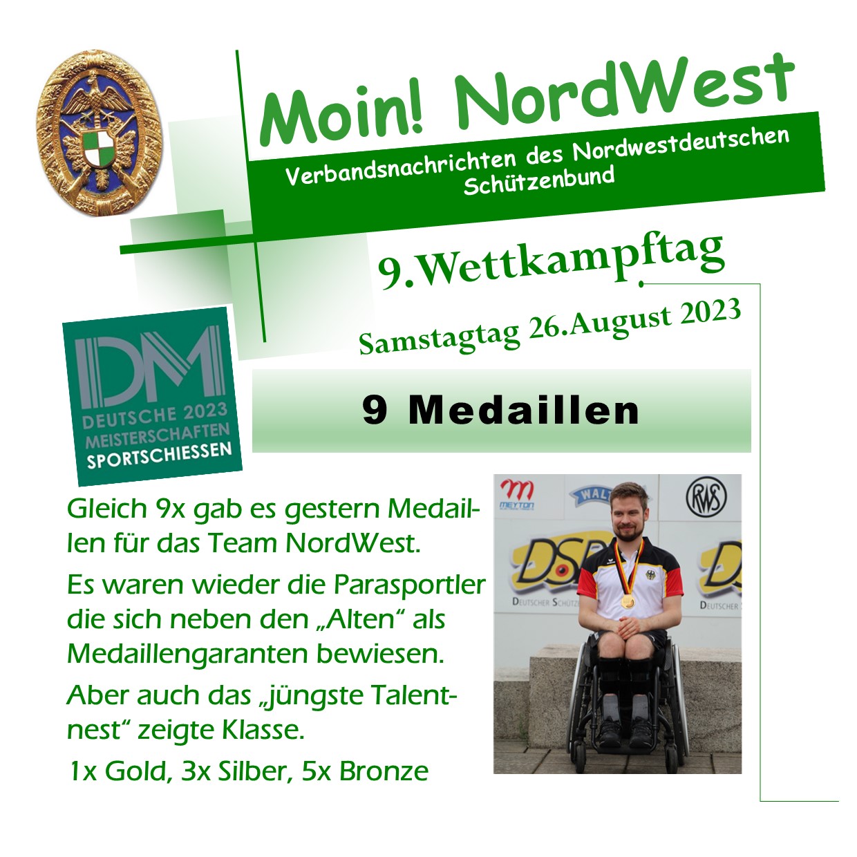 Moin! NordWest: Tag der Medaillen - NWDSB